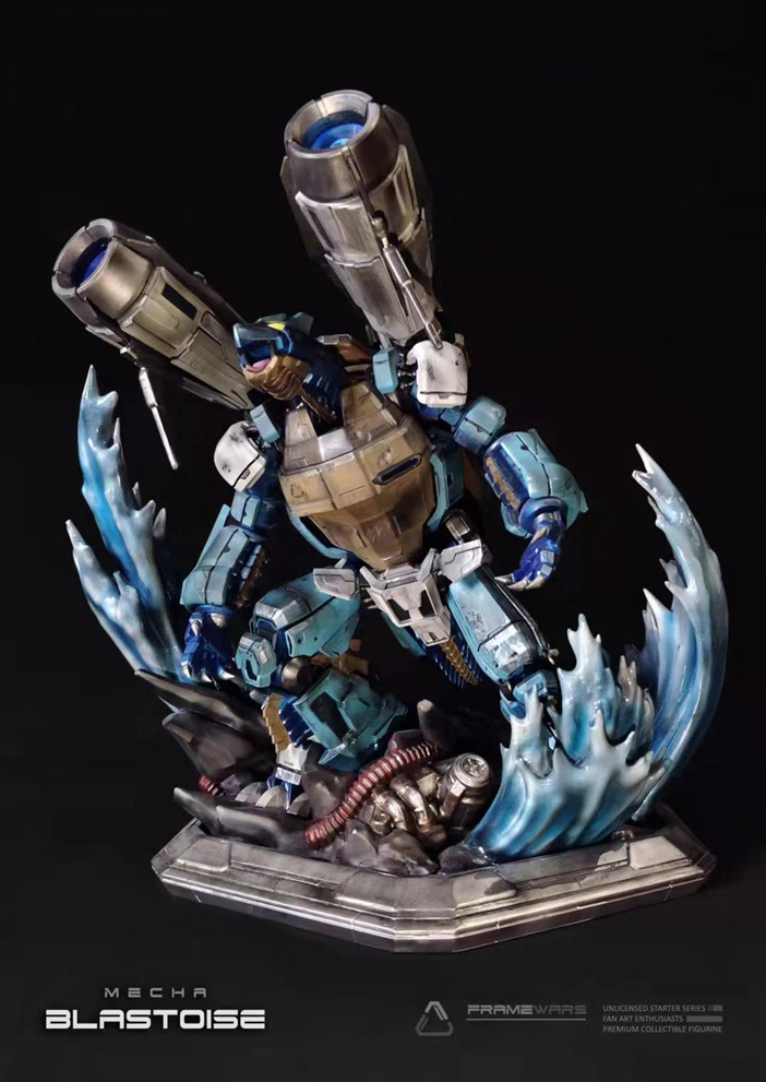 Mecha Pokemon Series Mecha Blastoise with LED - Pokemon Resin Statue ...