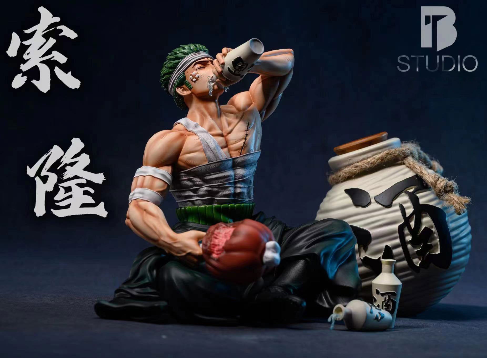 soc Sitting Series Drunk Roronoa Zoro - ONE PIECE Statue - BT Studios ...