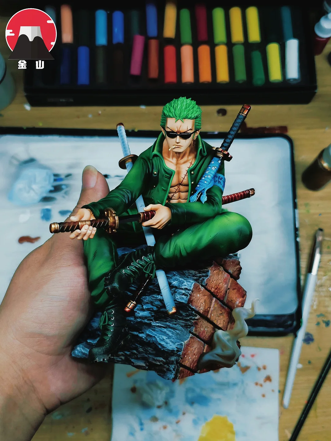 Army Series 001 Roronoa Zoro - ONE PIECE Resin Statue - Jinshan-Studio