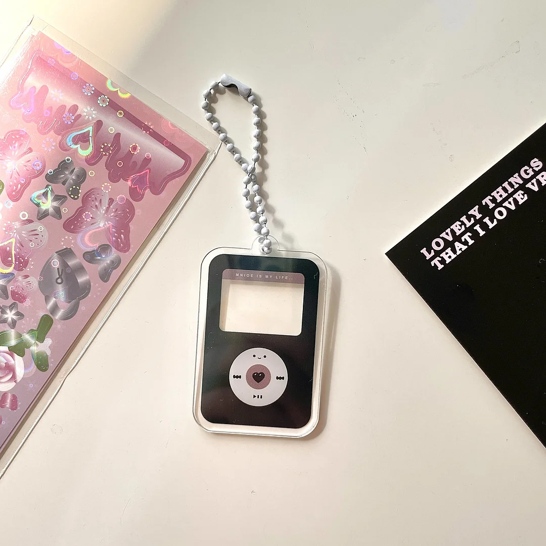 Nigikala Chasing Pendant DIY Photocard Keychain Photo Frame Keychain ...