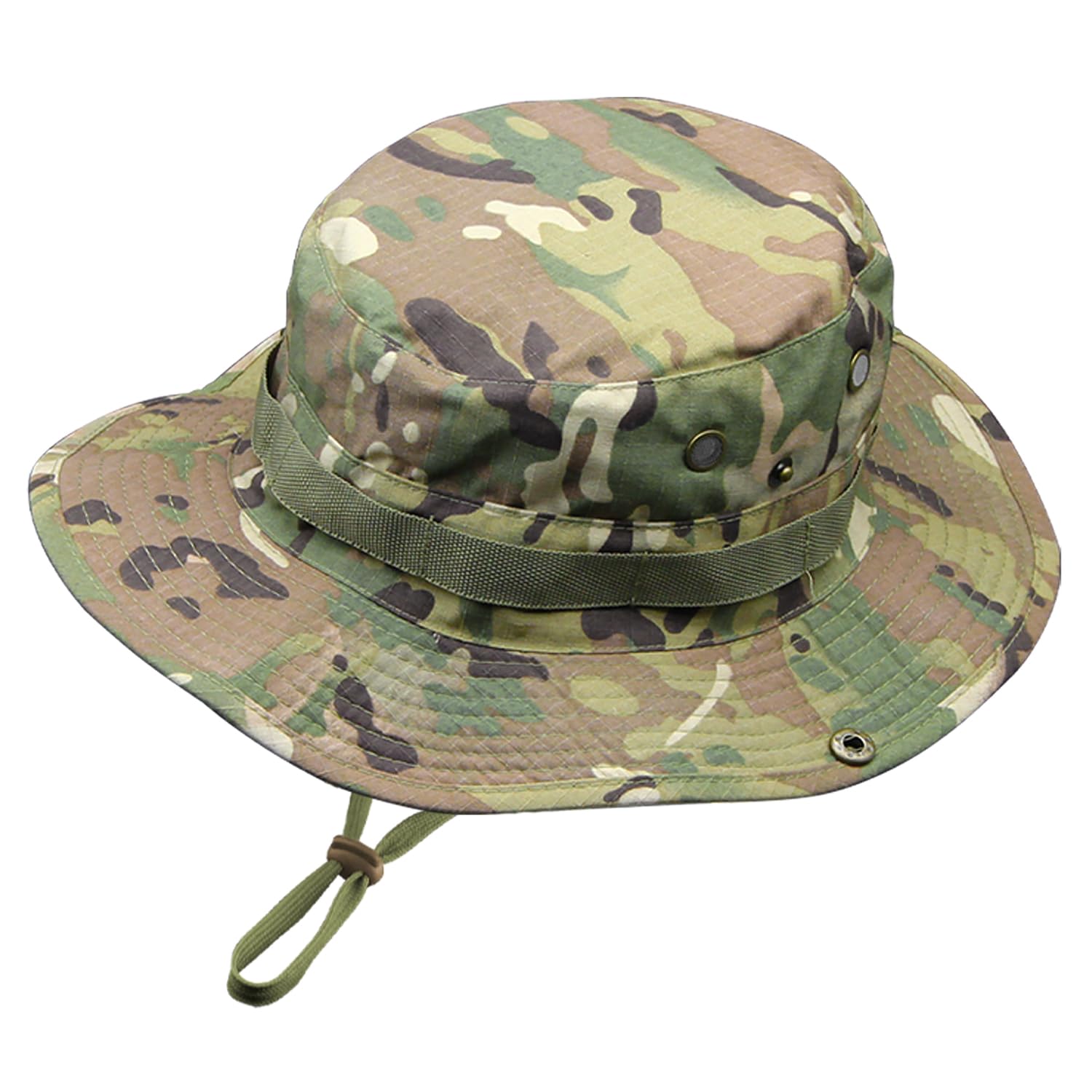 Camo Boonie Hat for Men Women, Military Tactical Wide Brim Bucket Hats ...