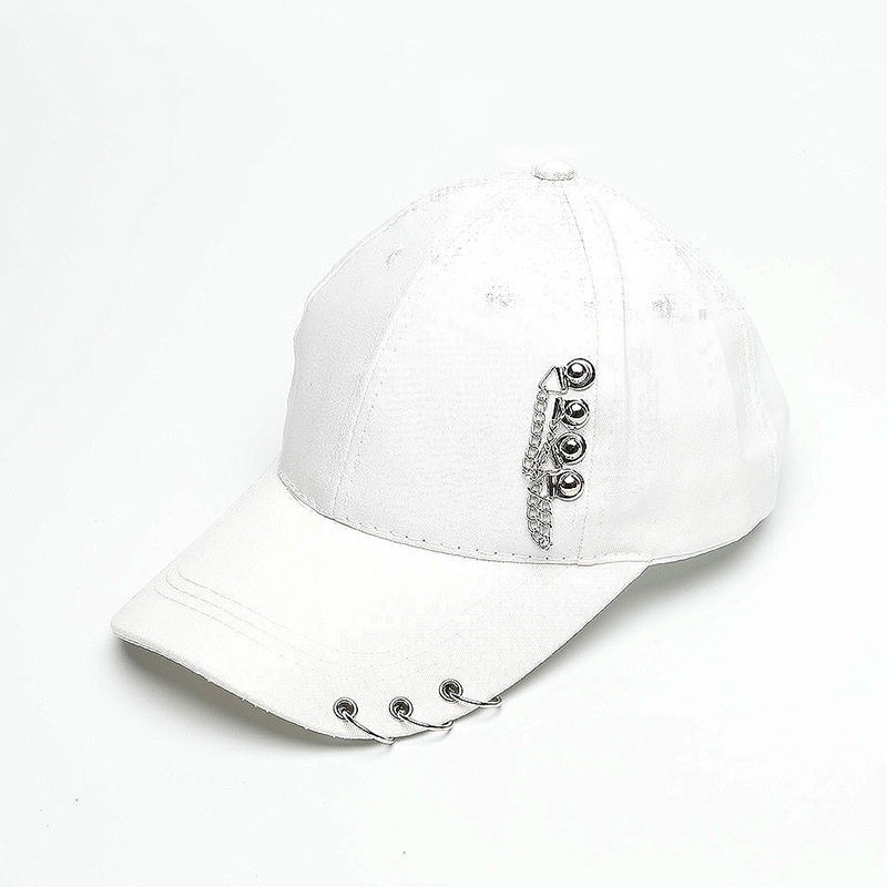 KOREAN STYLE RING CHAIN BASEBALL CAP