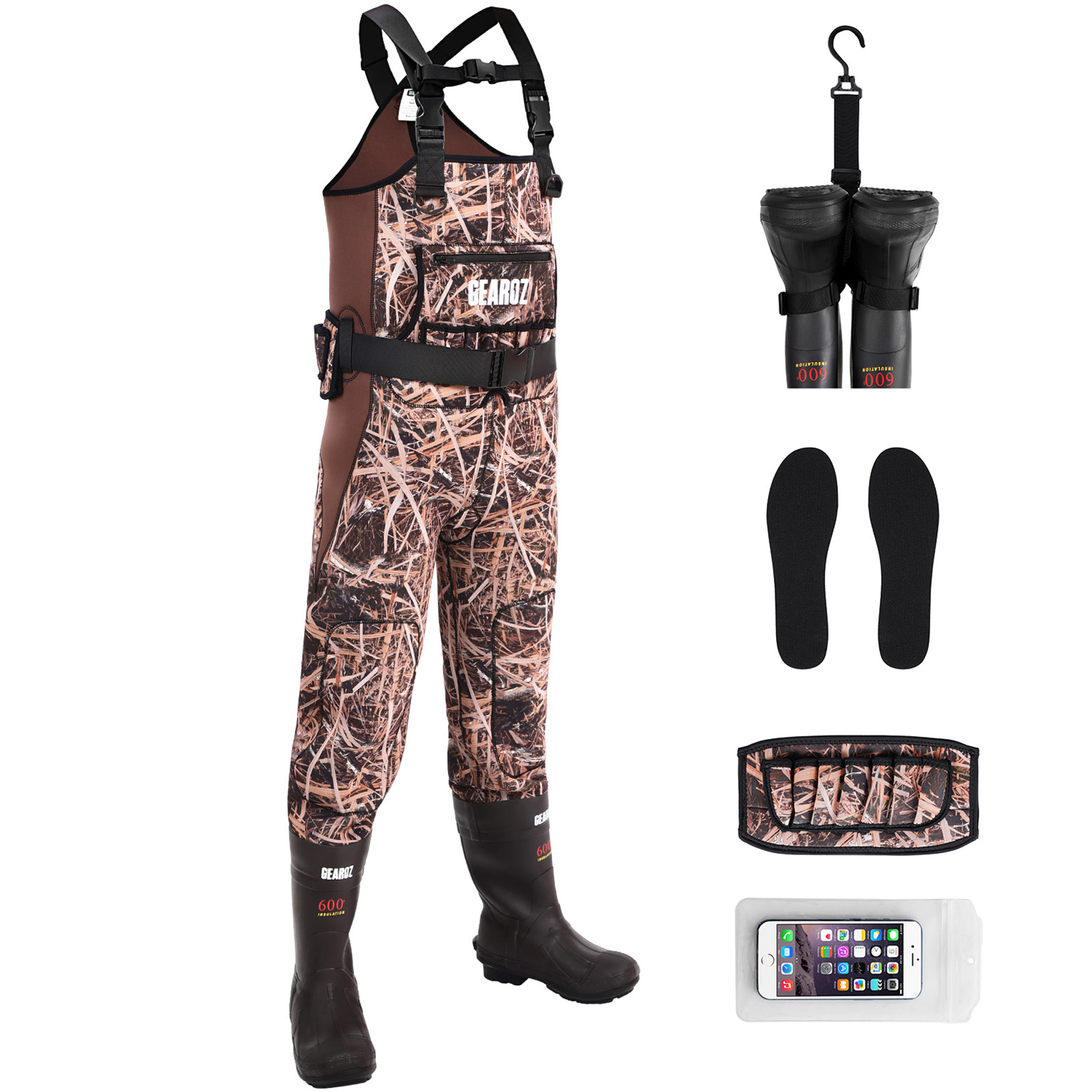 GearOZ Waterfowl Hunting Waders for Women, Waterproof Duck Hunting ...
