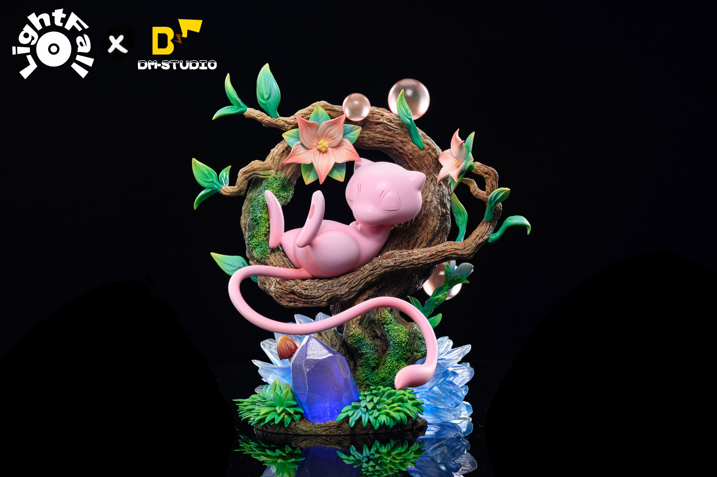 Scene Series Mew - Pokemon Resin Statue - LightFall Studio