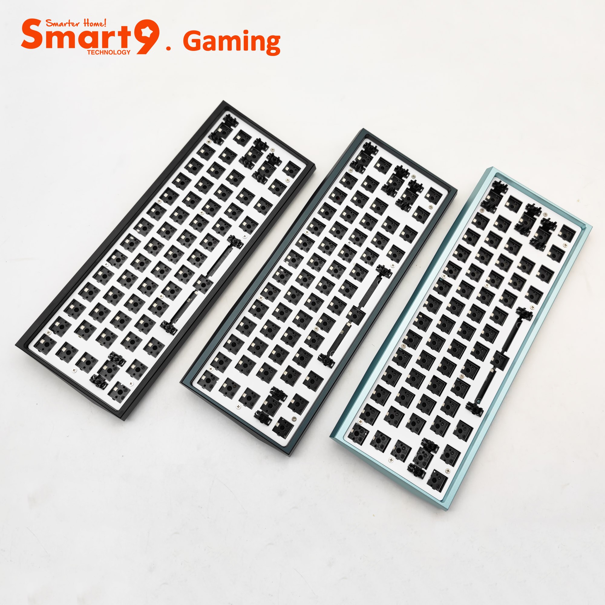 Smart9 61Key Layout Diamond Design CNC Metal 5Pin Hot Swap Full RGB ...