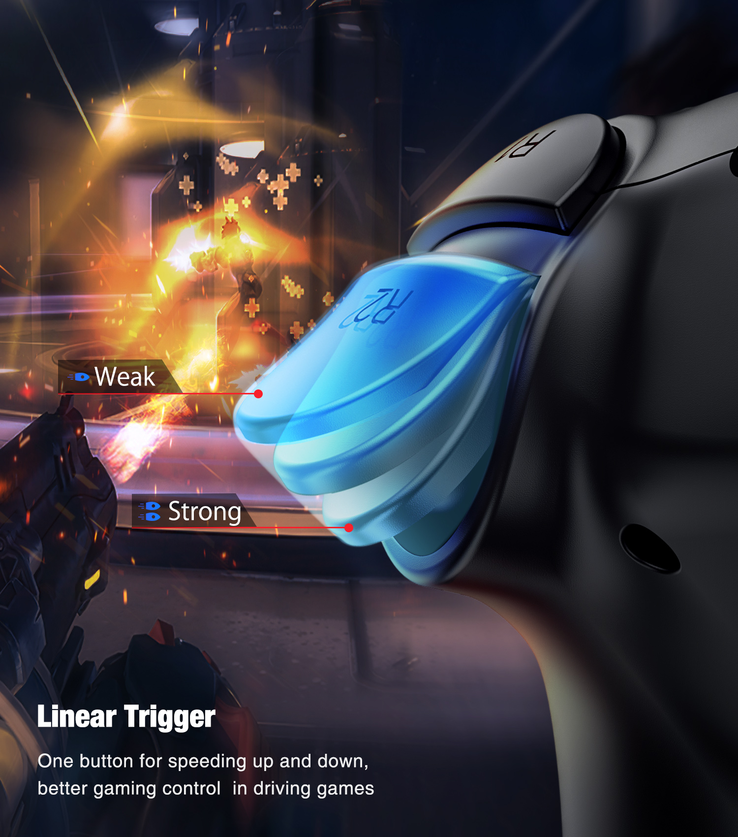 Wireless Controller for PS4,Compatible with Wireless Playstation 4 ...