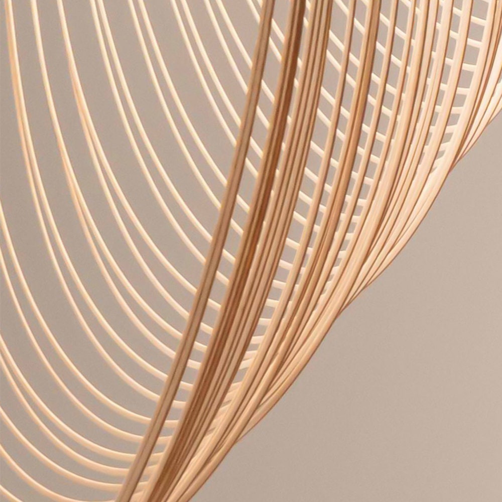 Arturest Creative Design Wooden Pendant Lamp Shade for Dining Room