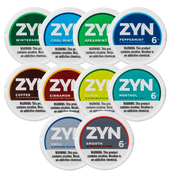 ZYN NICOTINE POUCHES 6mg (ONE ROLL/5PCS)