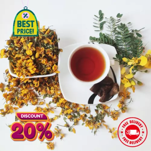 Dried Cassia Senna Auriculata Flower Tea Avaram poo Ayurvedic Herbal ...