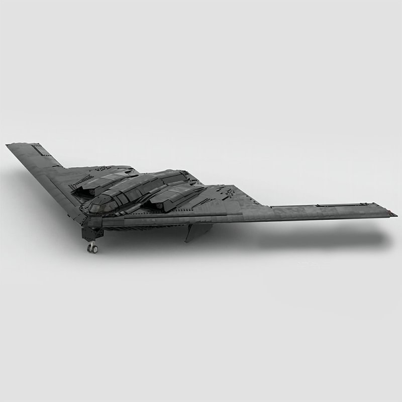 BuildMoc Ghost Northrop Grumman B-2 Spirit Bomber Black Airplane ...