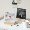 Alden Acrylic Wooden Calendar