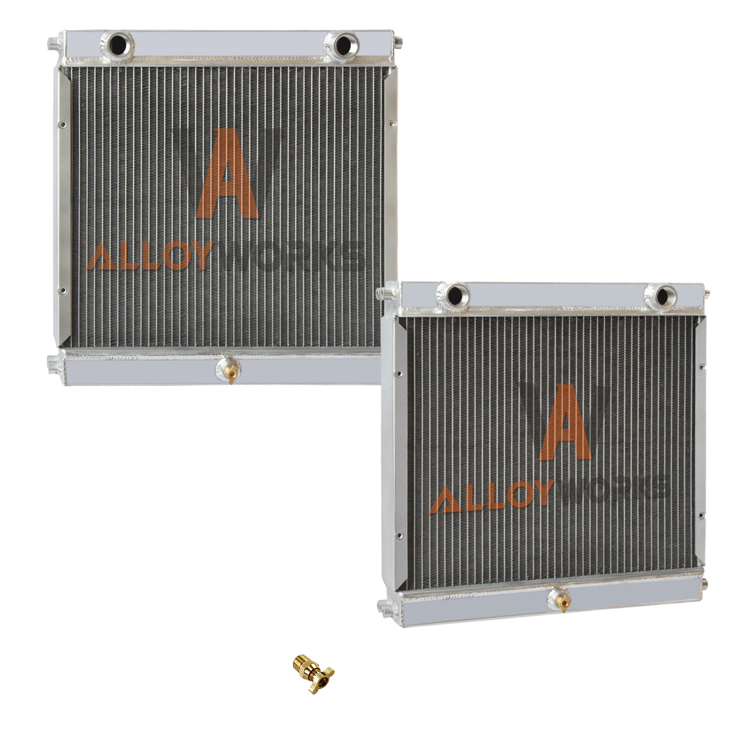 4 Row Aluminum Racing Radiator FOR Double Pass Dragster/ Roadster Style ...