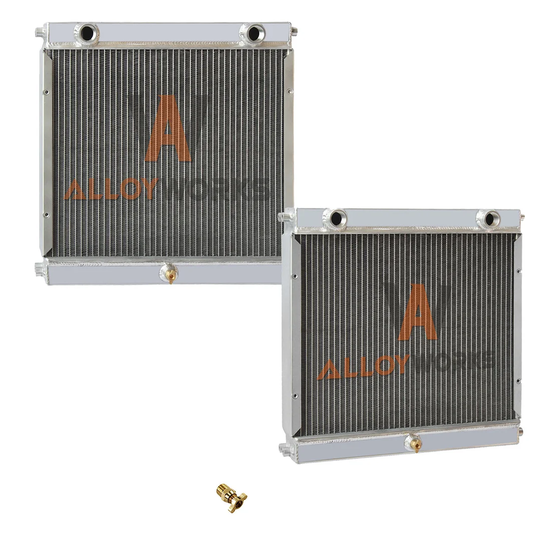 Aluminum 3 Row Core Radiator Cooler For Dragster/Roadster Style Racing