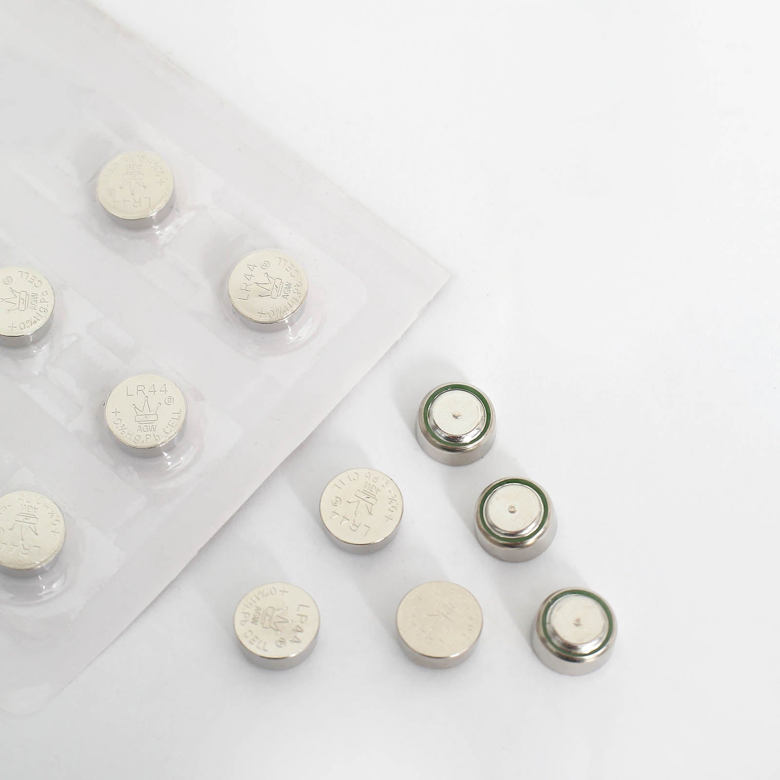 12 Pack | 1.5 Volt Lithium Button Battery, LR44 Alkaline Coin Battery