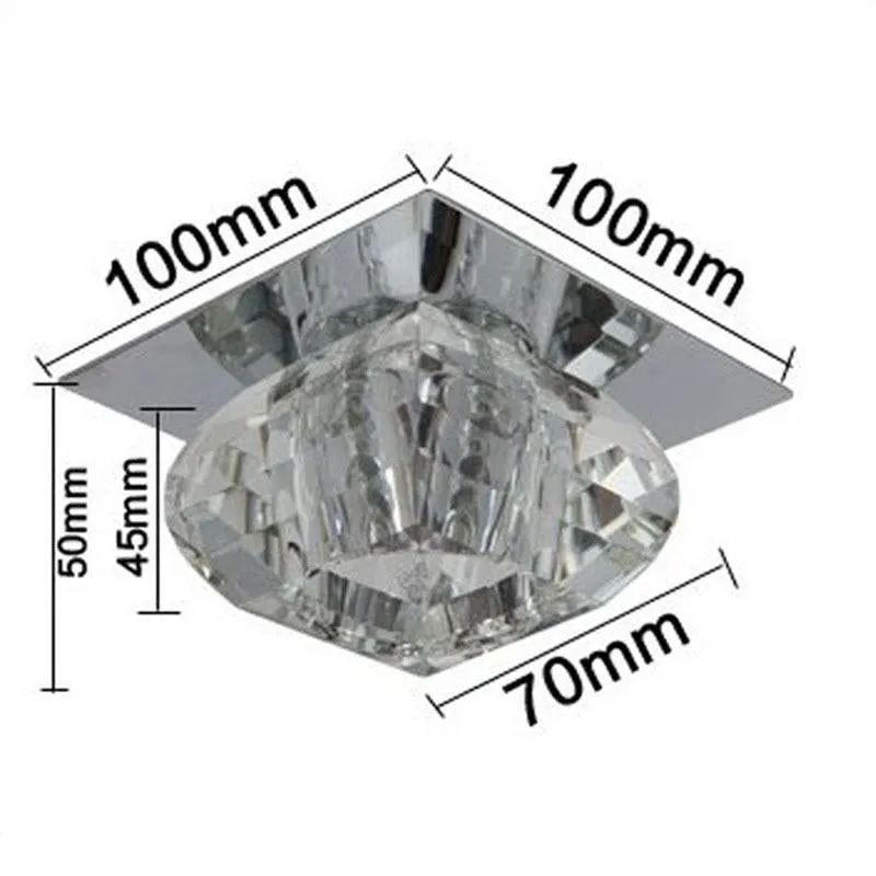 Crystal Flush Mount Ceiling Light Modern Crystal Ceiling Fixtures for ...