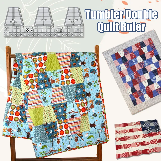 Tumbler Double Strip Ruler