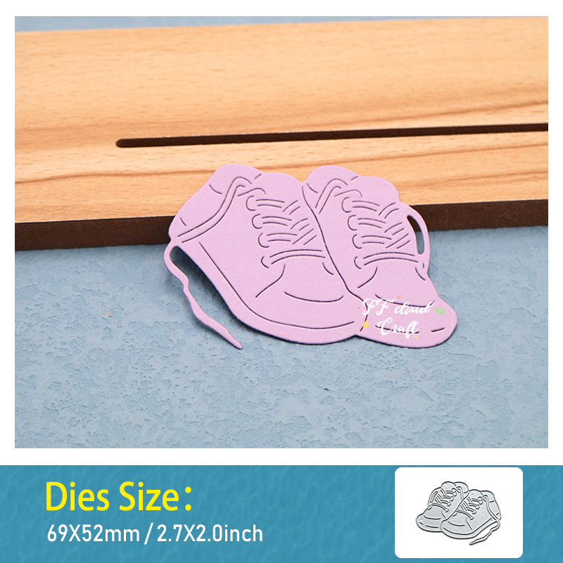Athvotar Cutting Dies Shoe Scrapbook Embossing Album Cover Blade Punch ...