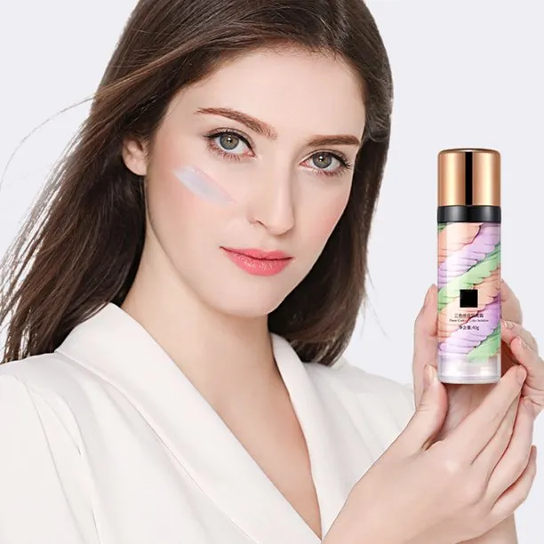 Rainbow Tricolor Makeup Base