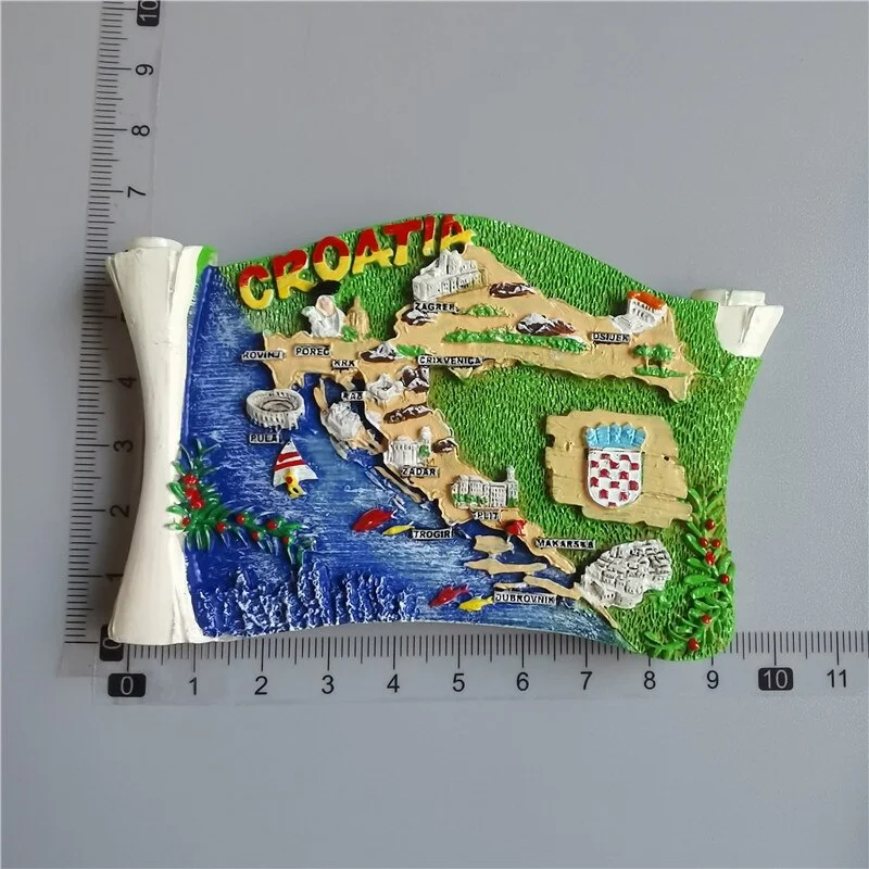 Nigikala Fridge Magnet Kroatie Tourist Souvenirs Mediterranean Malta ...