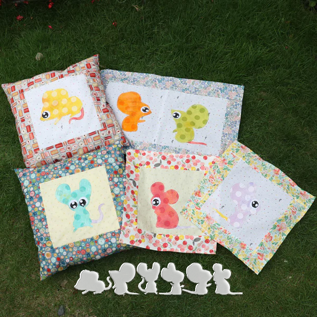 Cute Mouse Template Ruler-6pcs