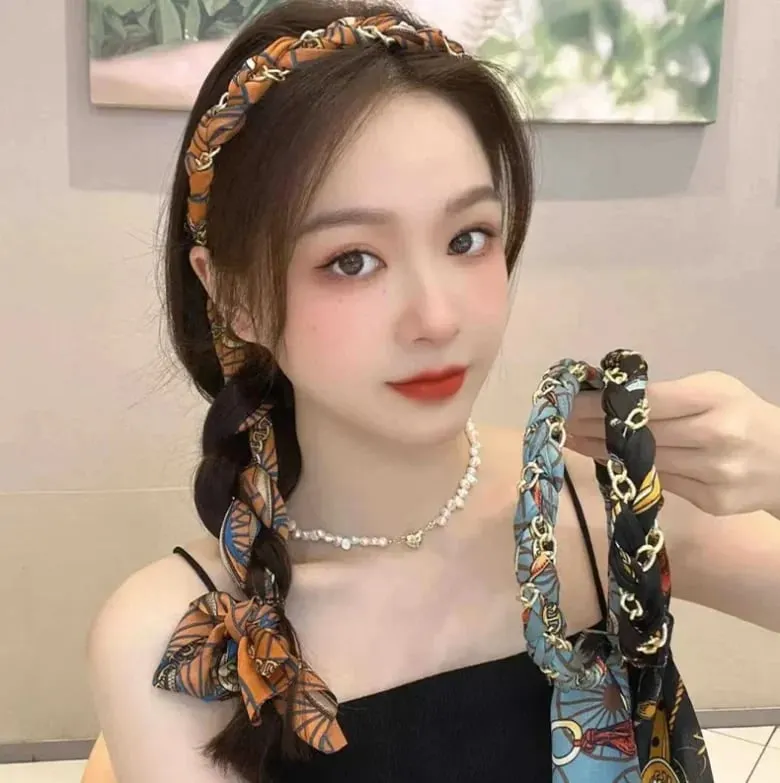 Hot Sale-Satin Fabric Hair Bands