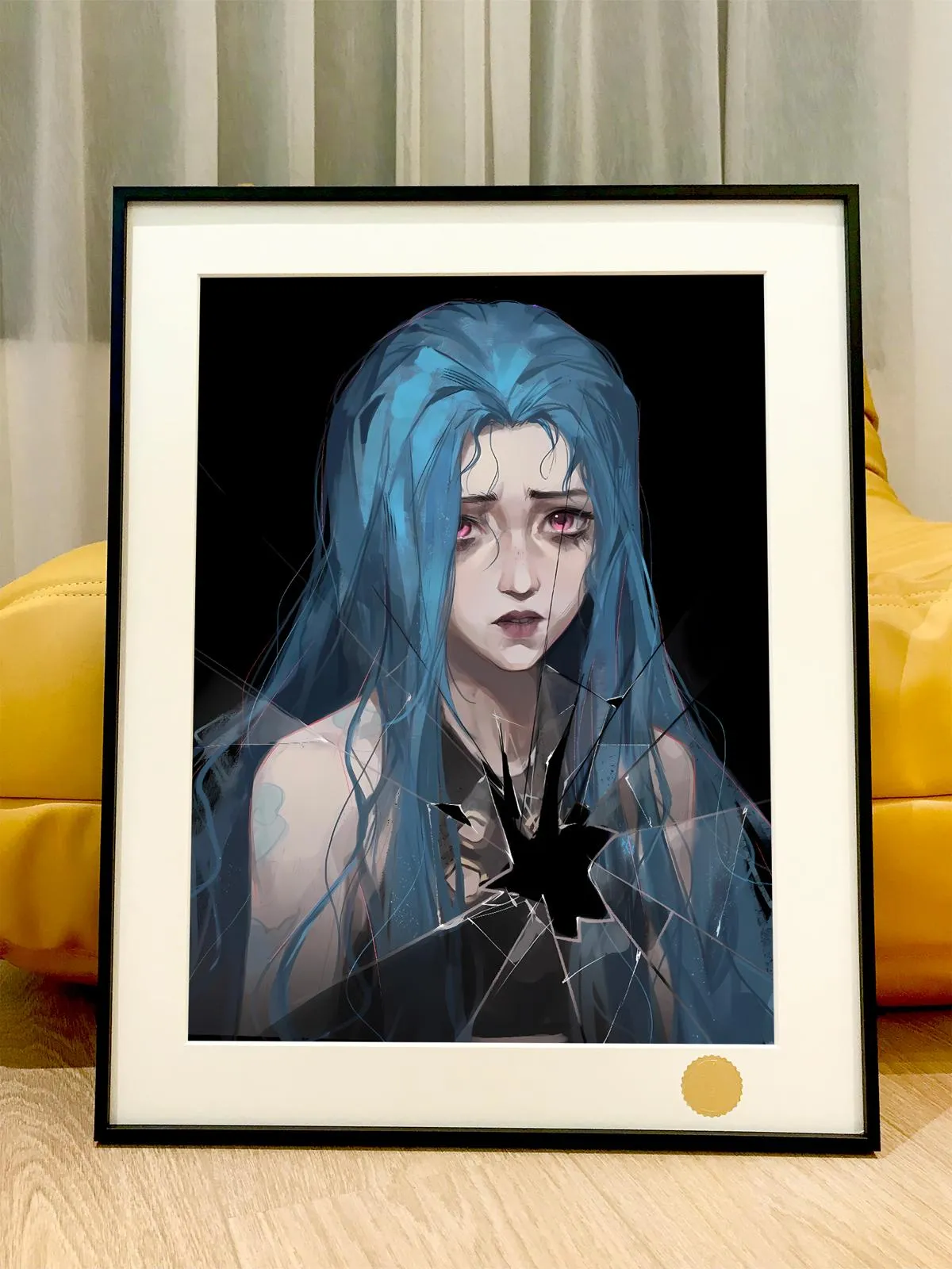 Broken Heart Jinx Decorative Painting - League of Legends (LOL ...