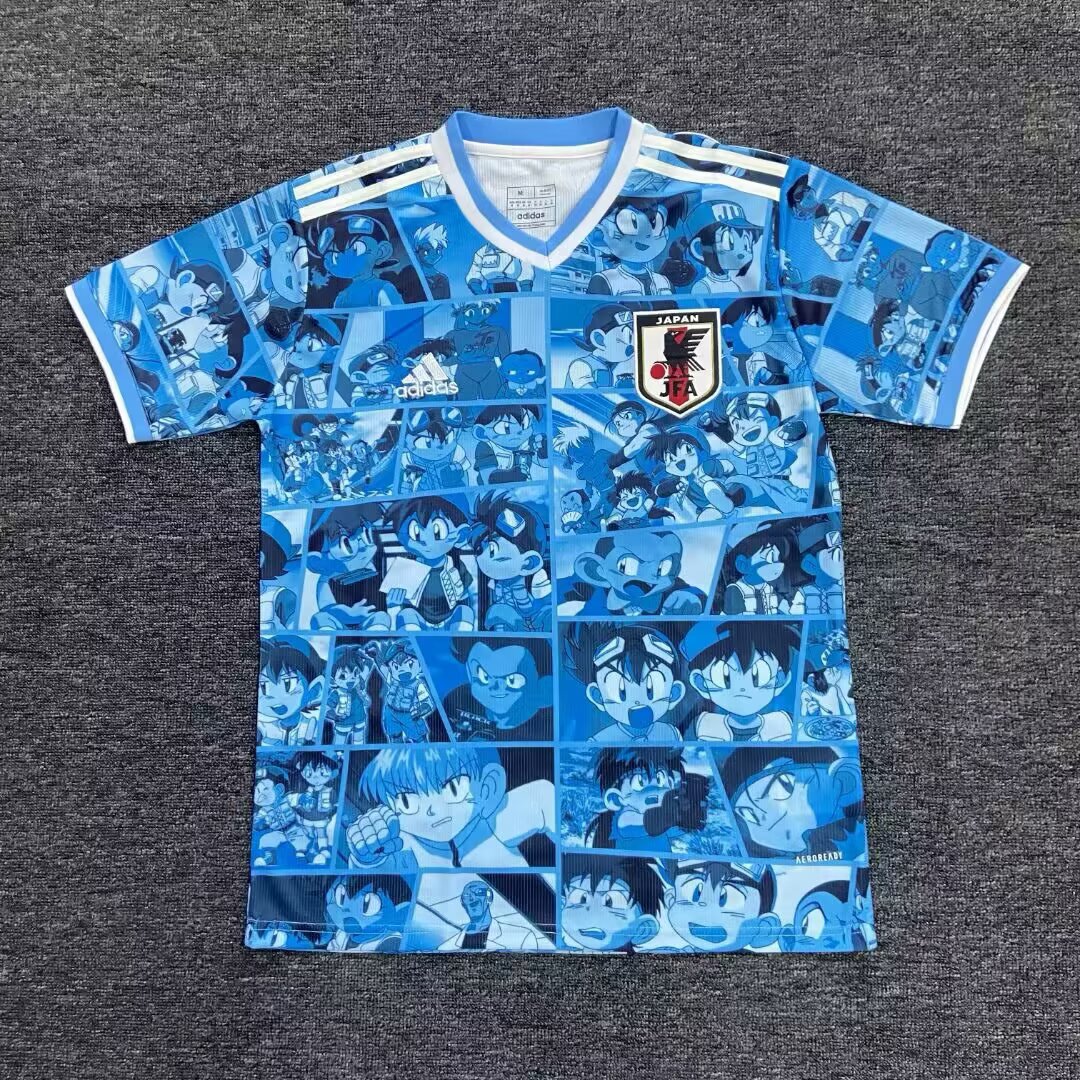 2025 Japan Special Edition Doraemon Blue Football Jersey 1:1 Thai Quality