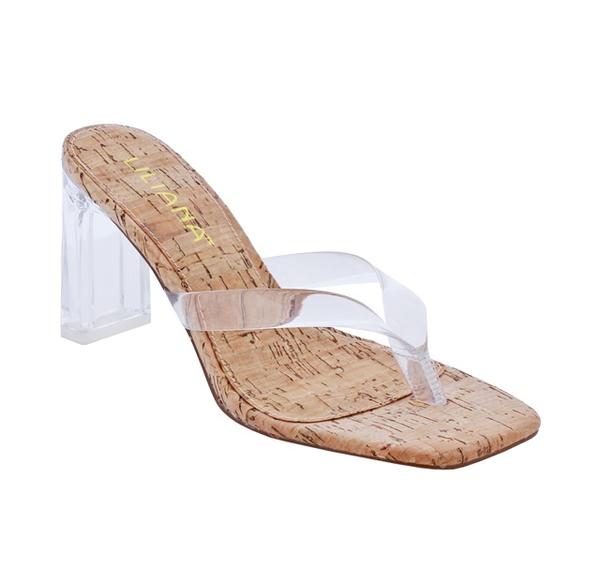 Liliana Aura-2 Clear Low Heels