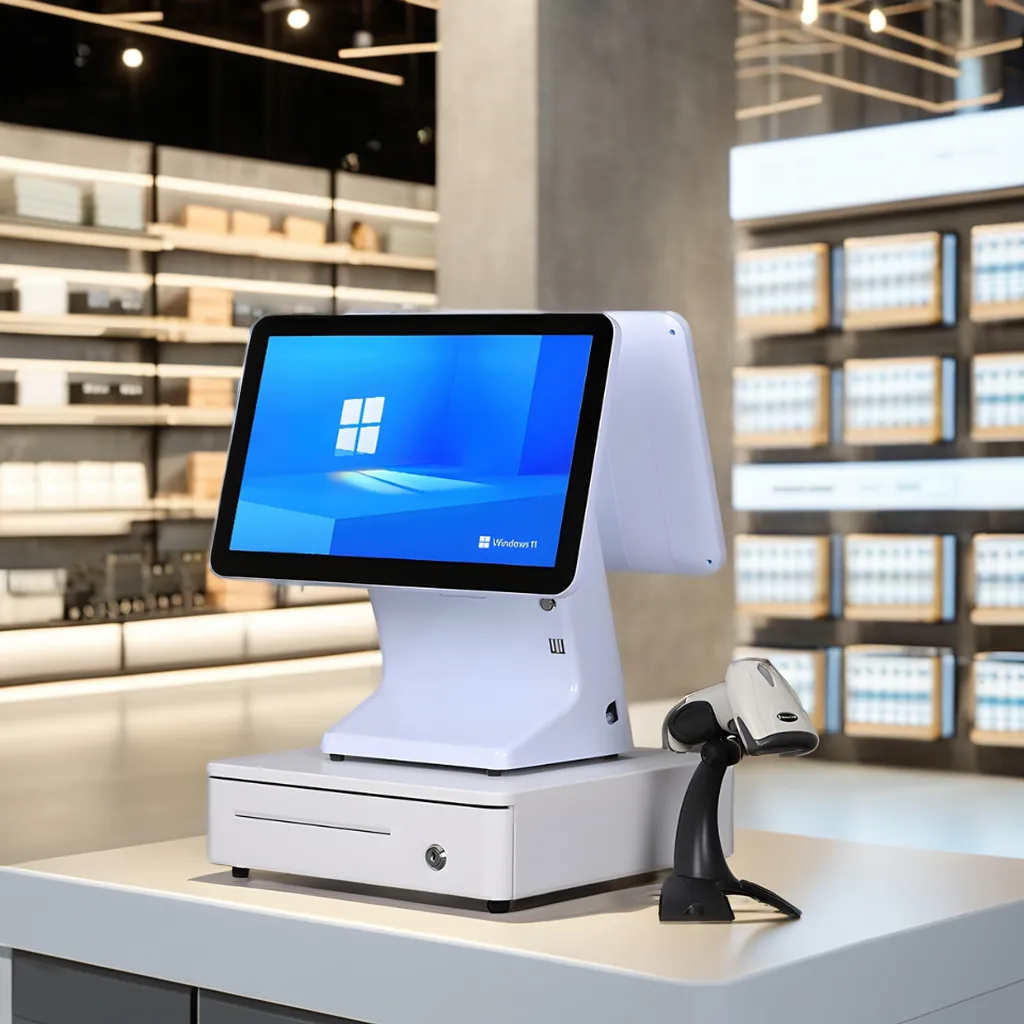 RFID All-In-One Pos Machine RFID Pos System For Supermarket Cashier ...