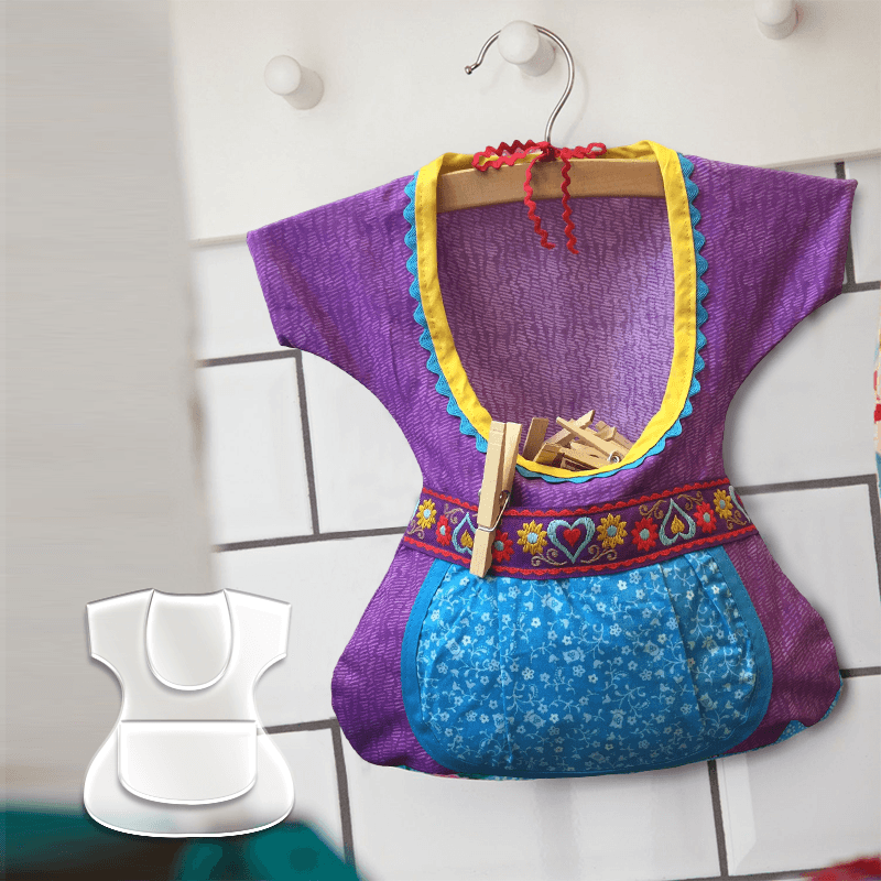 Clothespin Dress Bag Sewing Pattern-3pcs With Instructions