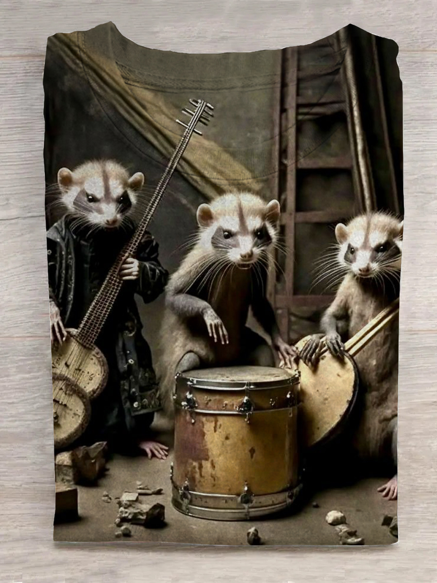 Funny Rat Band T-shirt