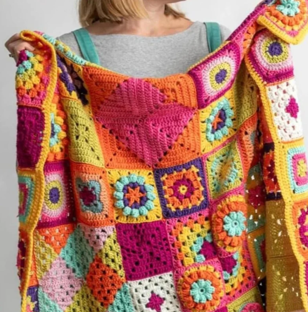 The Granny Square Card Deck【50 Mix & Match Designs】