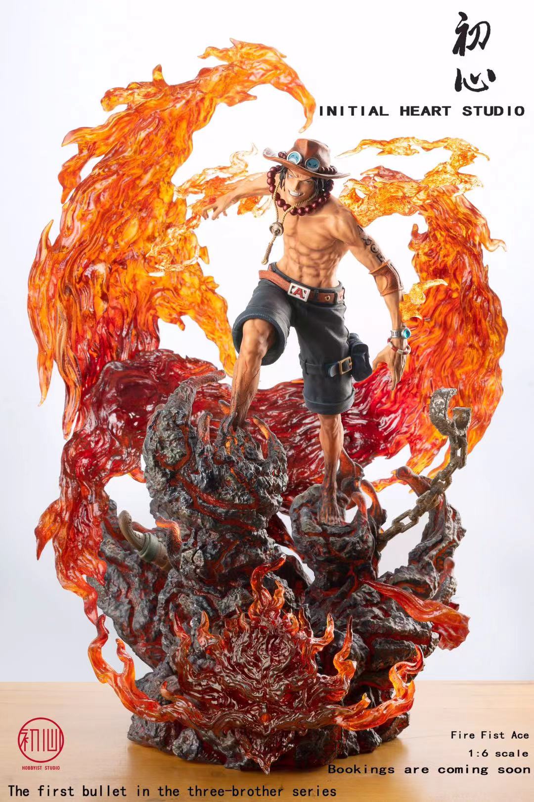 1/6 Scale Reborn Portgas D. Ace with LED - ONE PIECE Resin Statue ...