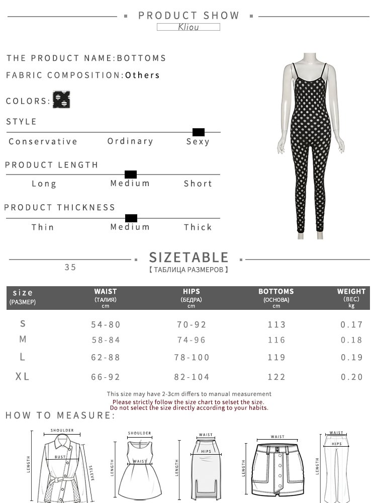 Woherb Kliou Hollow Out See Through Jumpsuit For Women Solid Sexy Sling ...