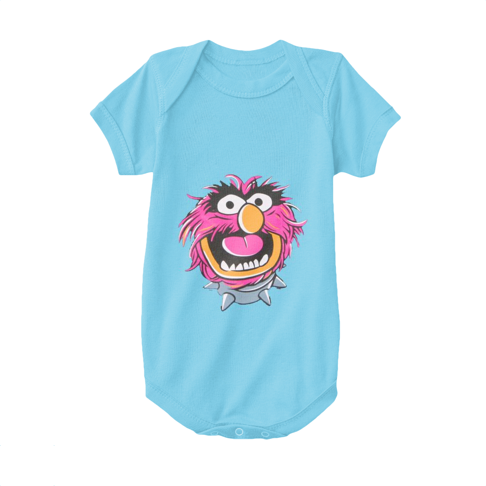 Muppets Animal Head, Sesame Street Baby Onesie