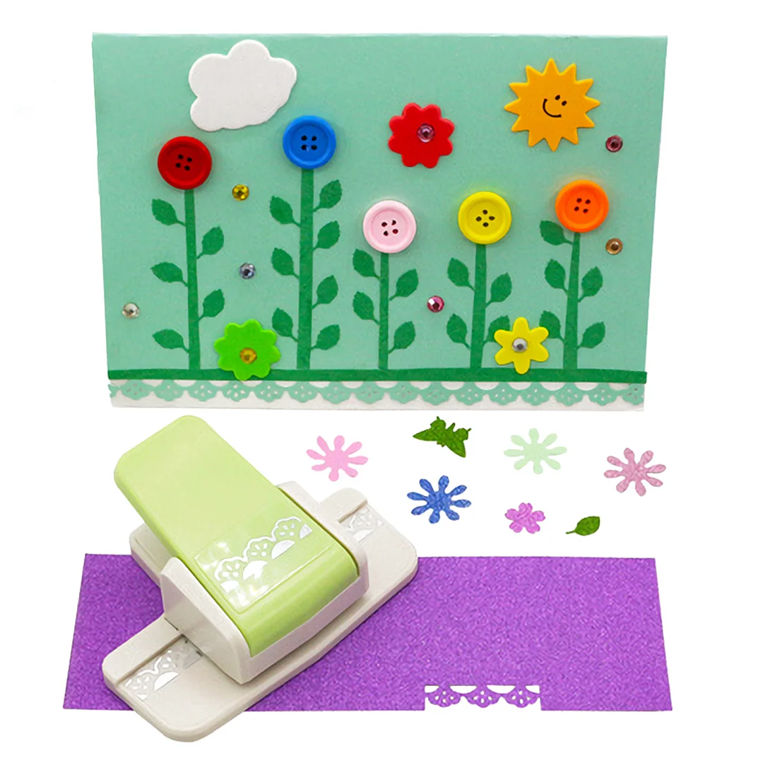 Paper Punchers Circle Holes Puncher Fancy Border Edge Craft Punch for ...