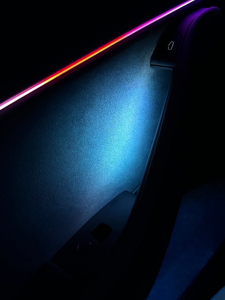 Tesla Model 3/Y Laser Carving Active Ambient Lighting Upgrade Kit | TESLASY