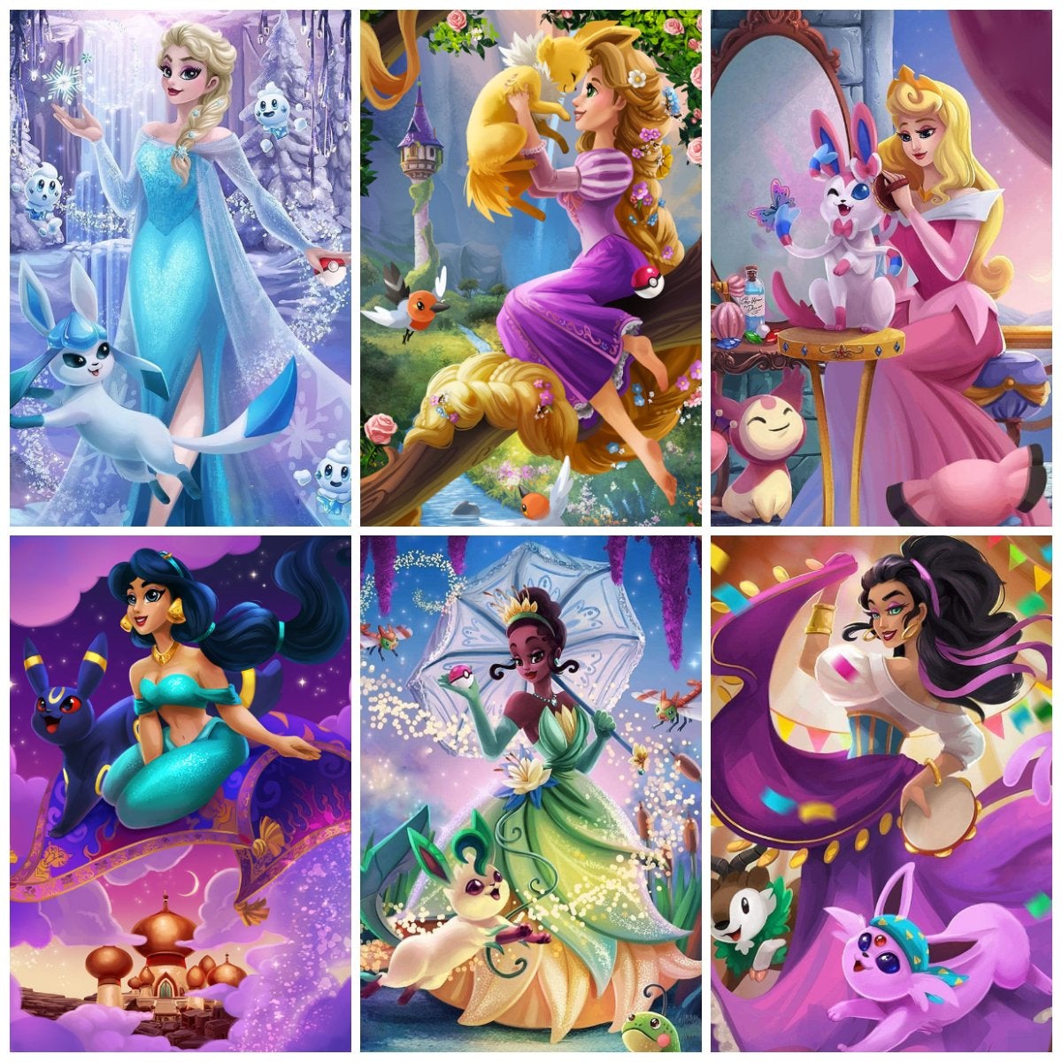 Diamond Painting - Full Drill - Princess
