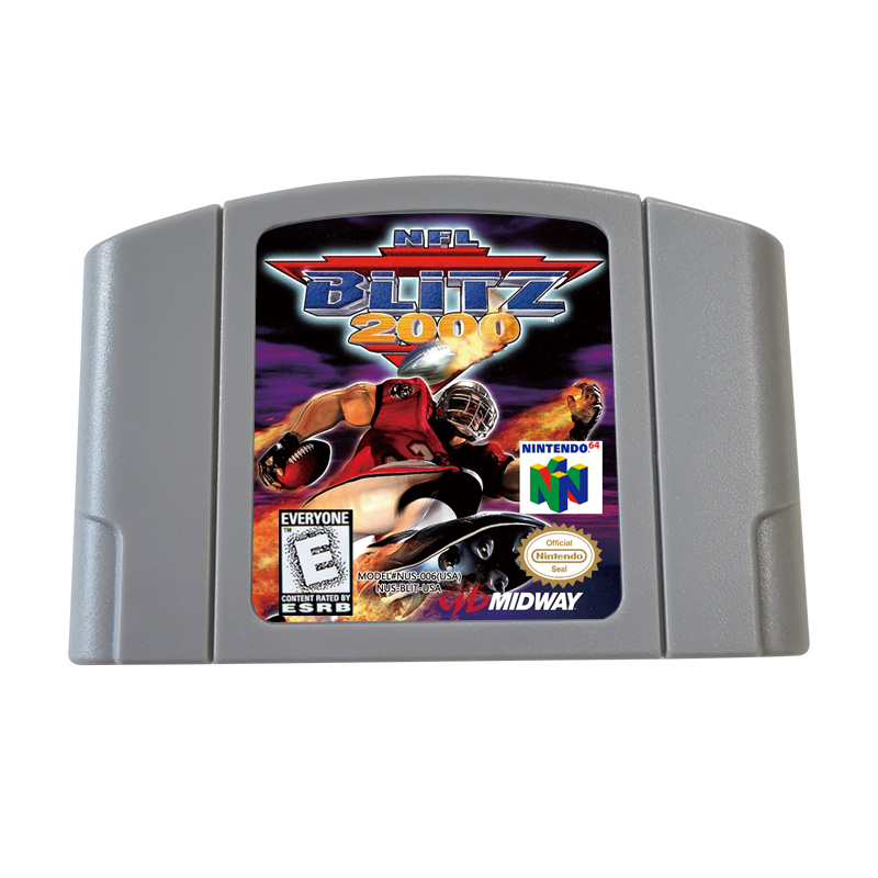 NFL Blitz 2000 N64 Cartridge For Nintendo 64 Game Console