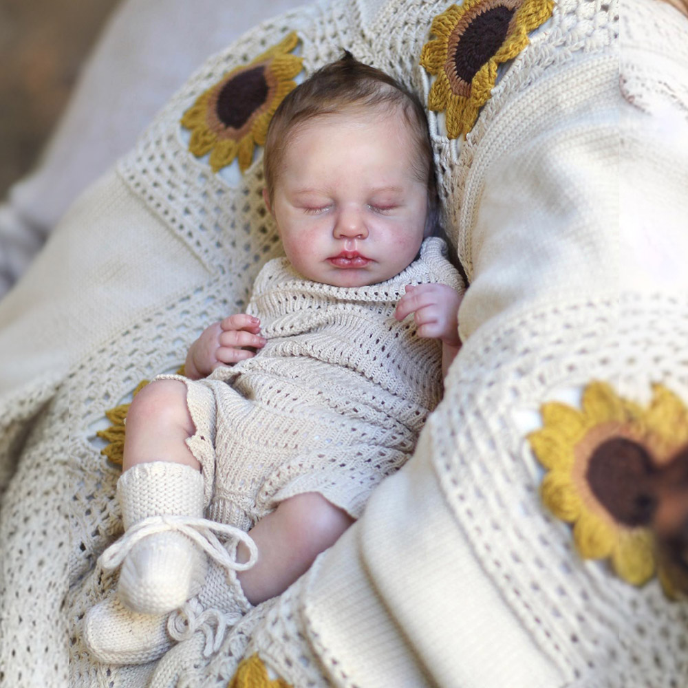 [Heartbeat & Sound] 20'' Truly Look Real Sleeping Baby Doll Girl Dunisy ...