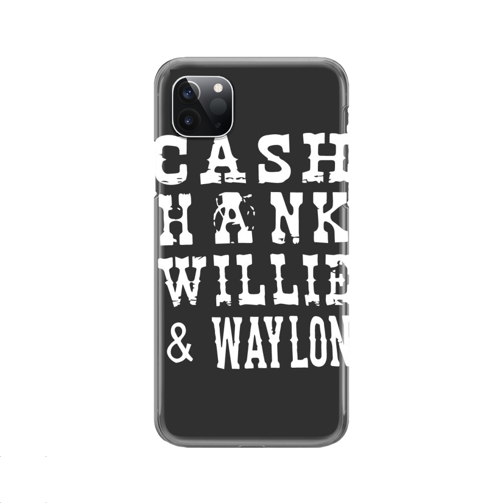 Cash Hank Willie Waylon, Country Music iPhone Case