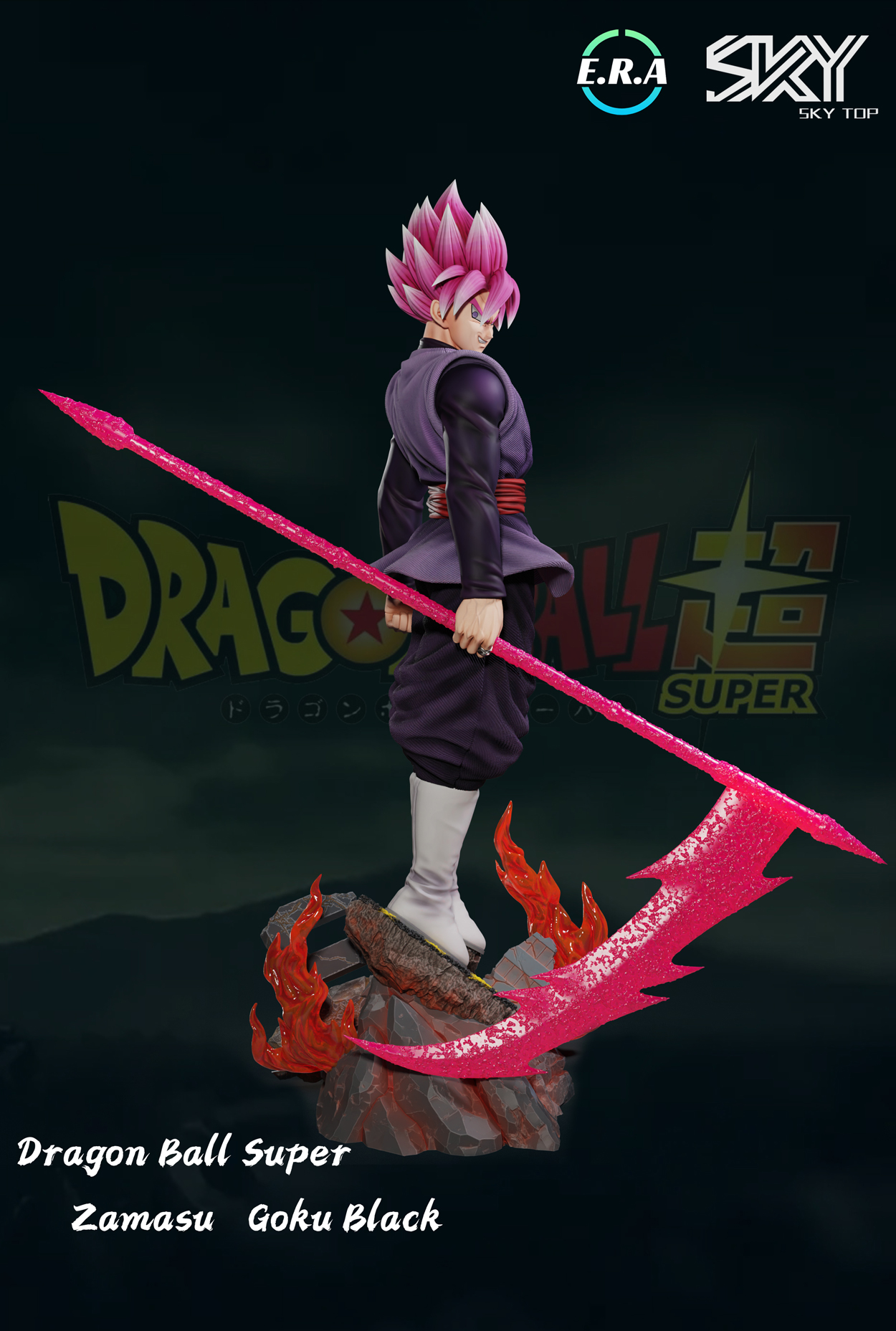Super Saiyan Rosé Goku Black/ Zamasu - Dragon Ball Resin Statue - E.R.A ...