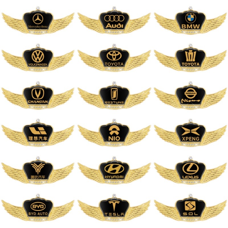 3D Car Metal Body Sticker 2PCS