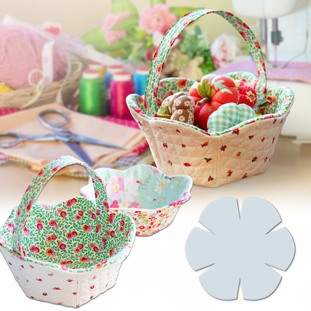 【2022】DIY Floral Bowl Basket Pattern Template - Instructions Included