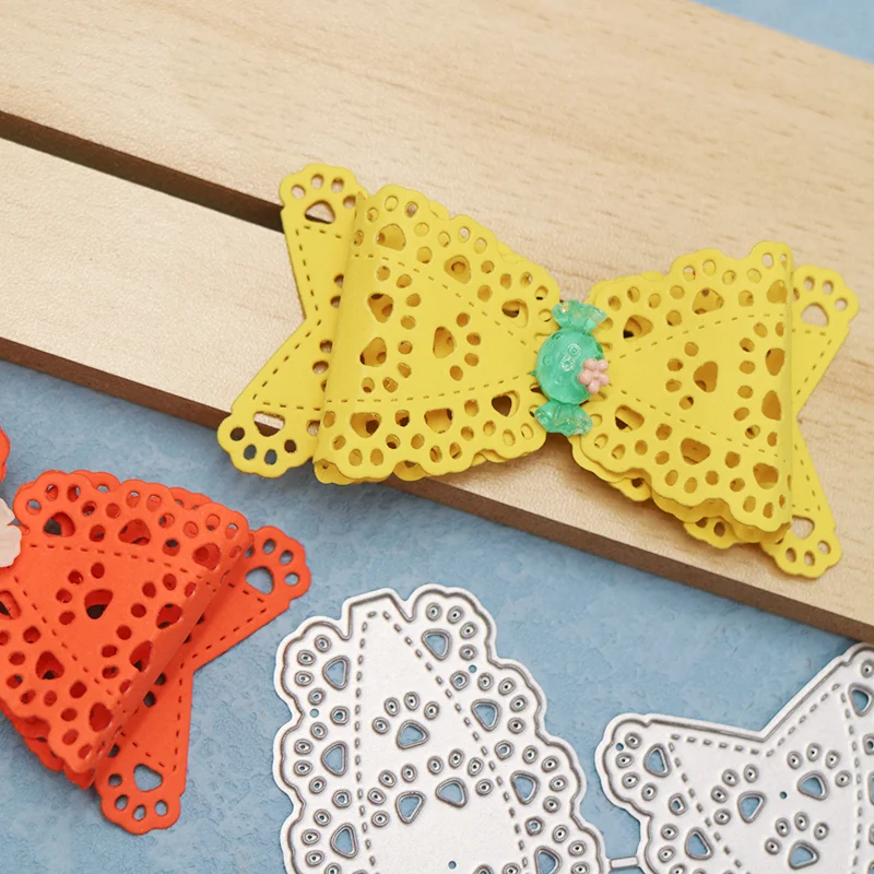 Nigikala Cutting Dies Bow Tie Scrapbook Paper Cutting Album Cover Paper ...