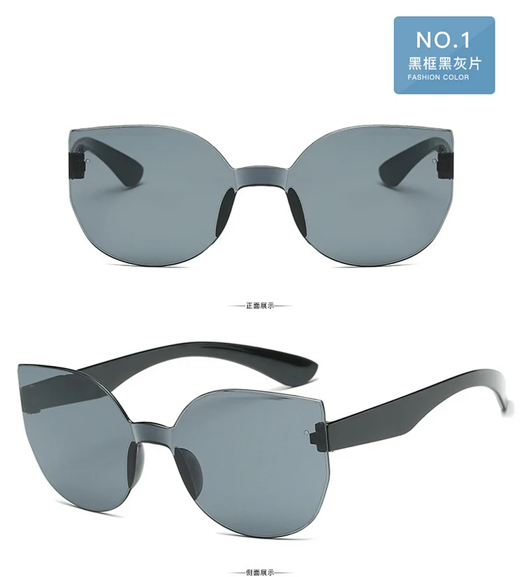 ZXWLYXGX Brand design fashion cat eye sunglasses men women retro ...