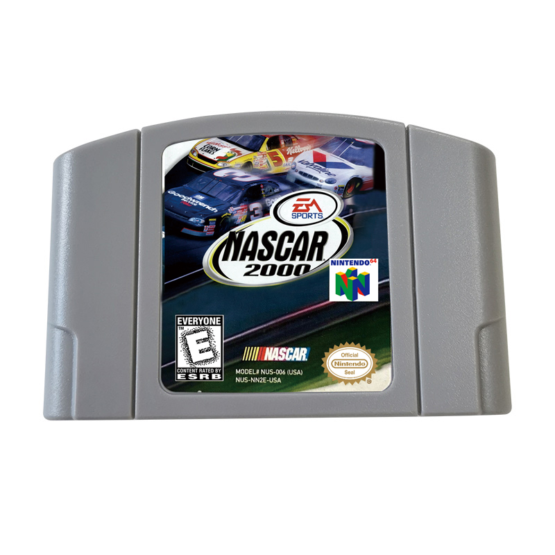 Nascar 2000 N64 Cartridge For Nintendo 64 Game Console