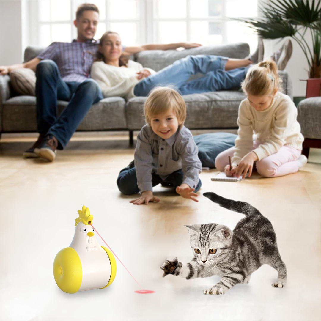 Rooster Automatic Interactive laser Toys