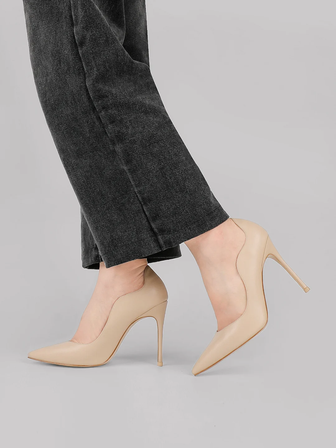 100mm Women's Party Wedding Classic Pumps Fashion Edge Design High ...