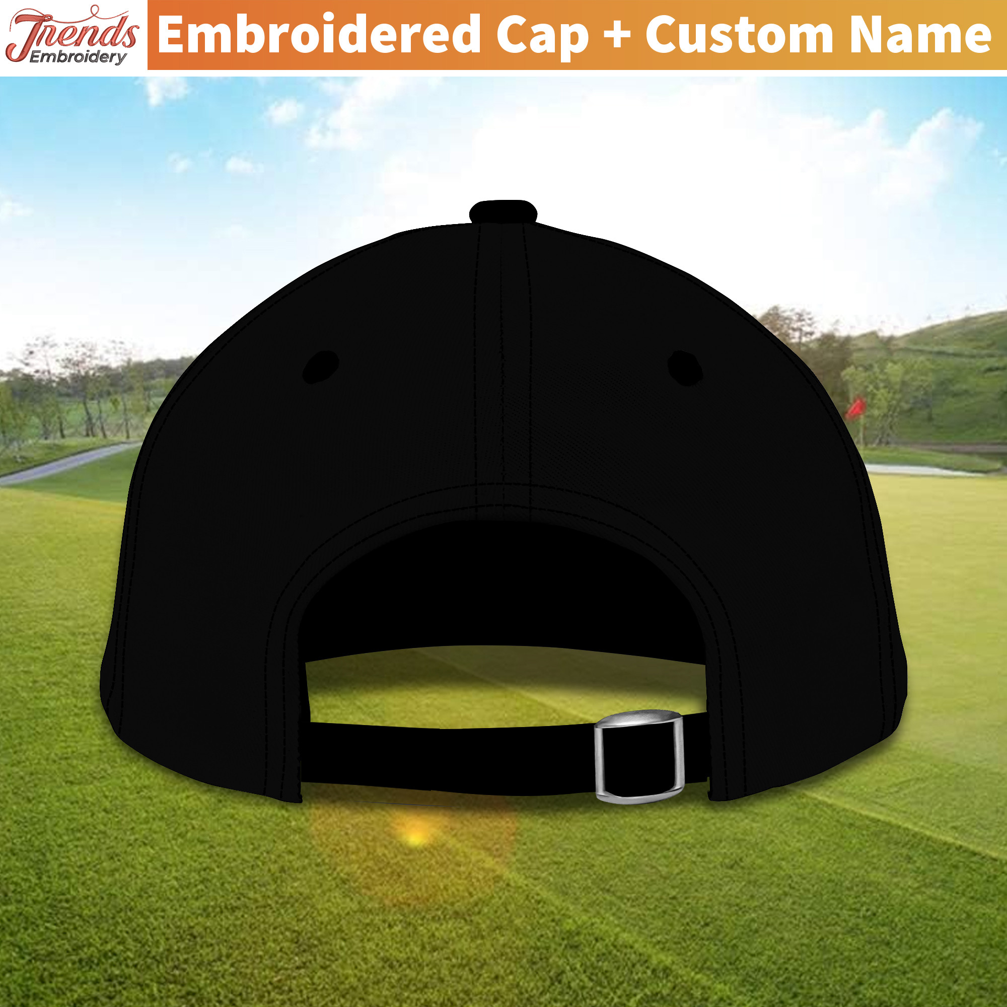 Your Hole Is My Goal Customized Embroidery Golfer Cap
